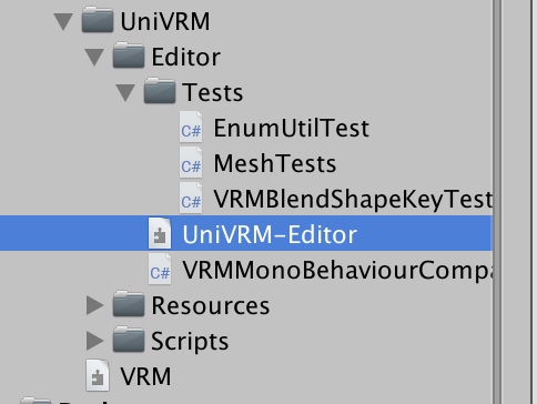 UniVRMのAssembly Definition設定方法 | ゆにりあ ブログ版